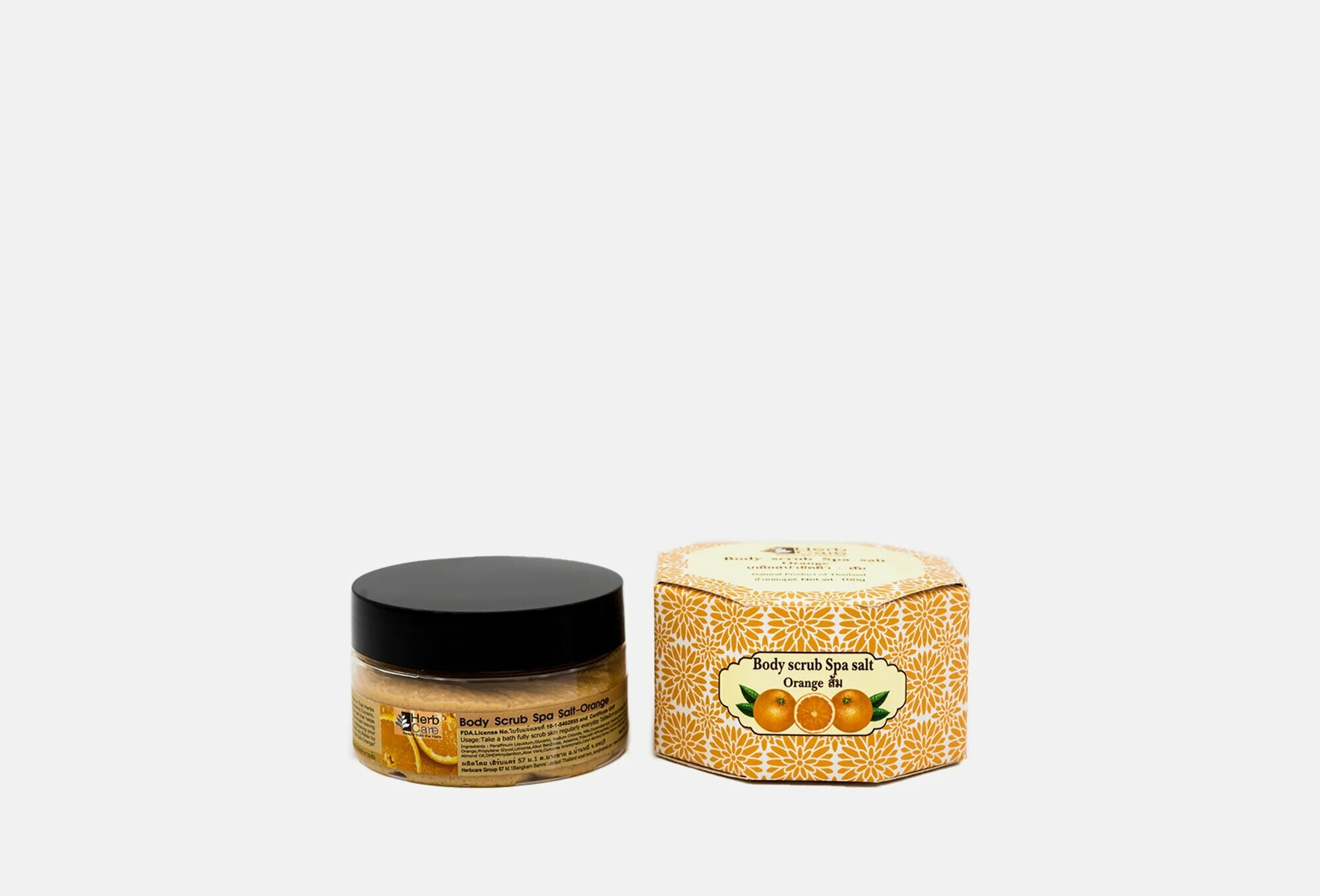HerbCare Body Scrub Spa Salt: Orange Спа-скраб для тела 100г