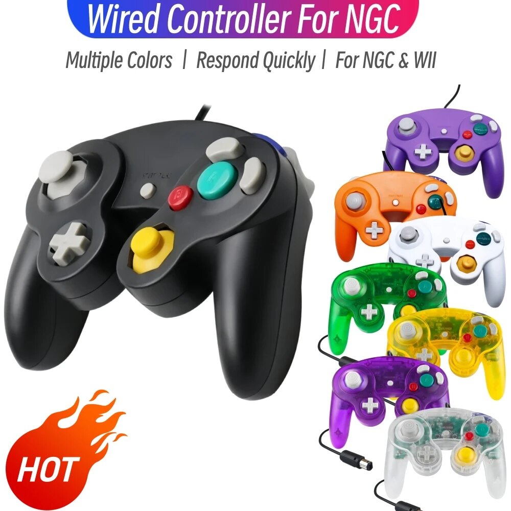 Проводные геймпады для GameCube Black — фото 1