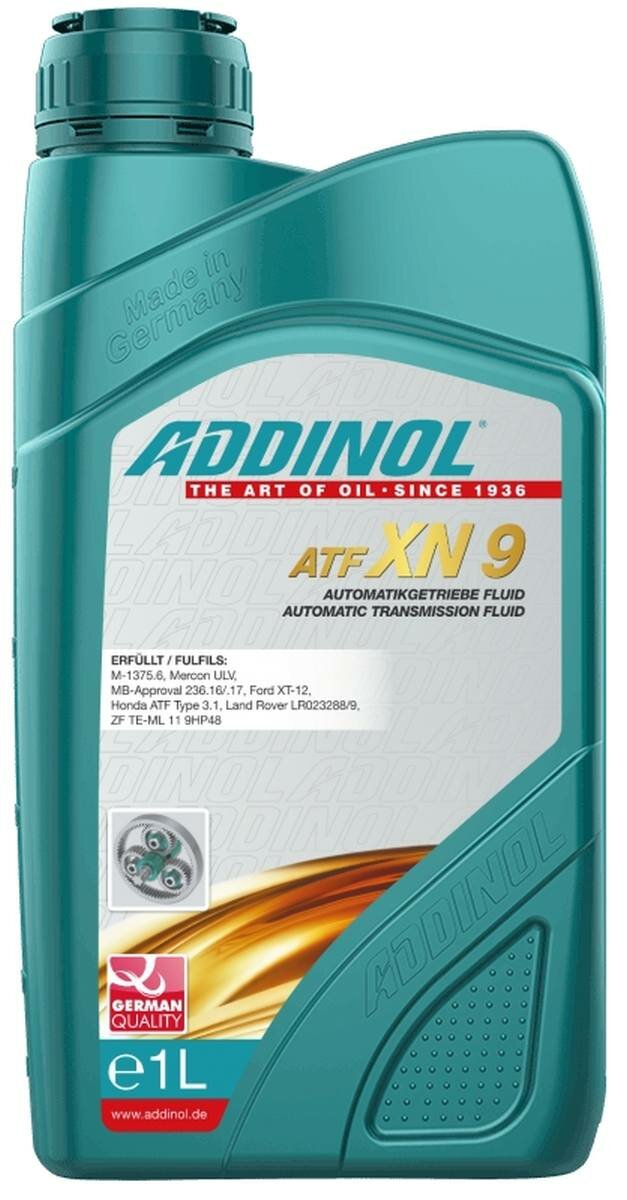 Масло трансмиссионное для АКПП Addinol ATF XN 9 (1л) 74410907, AD-ATF-XN9-1L