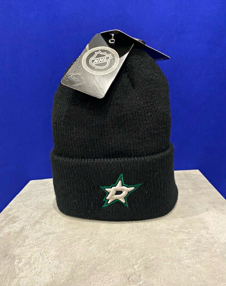Даллас хоккей шапка зимняя хк хоккейного клуба DALLAS STARS чёрная