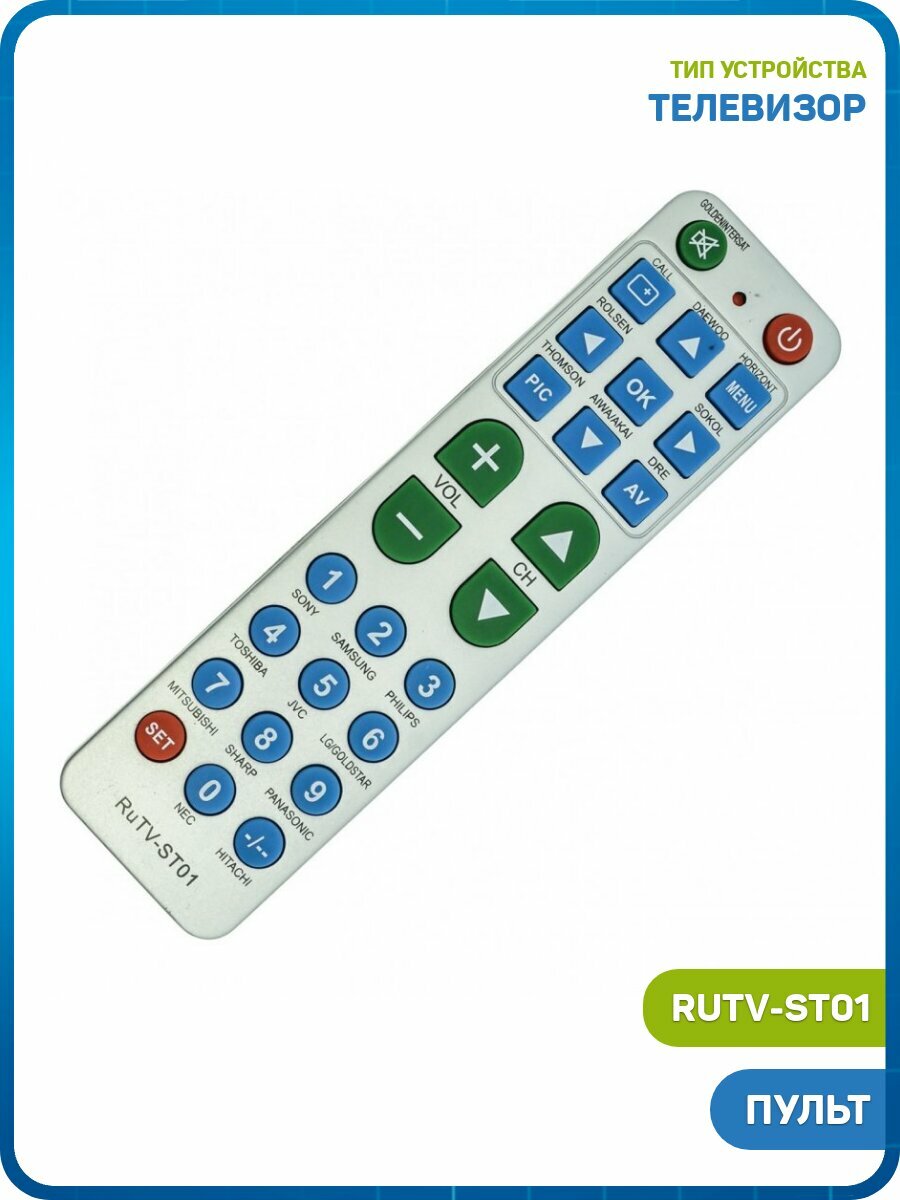 Пульт Huayu для IHandy RUTV-ST01 TV+LED+HD