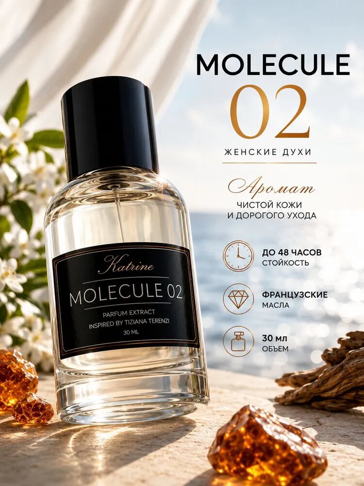 Molecule 02 духи унисекс 30 мл, стойкий парфюм
