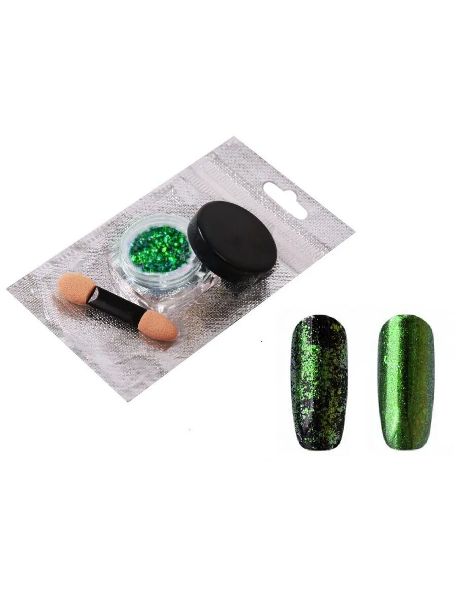 Nail Art Втирка Хлопья Юки, №810