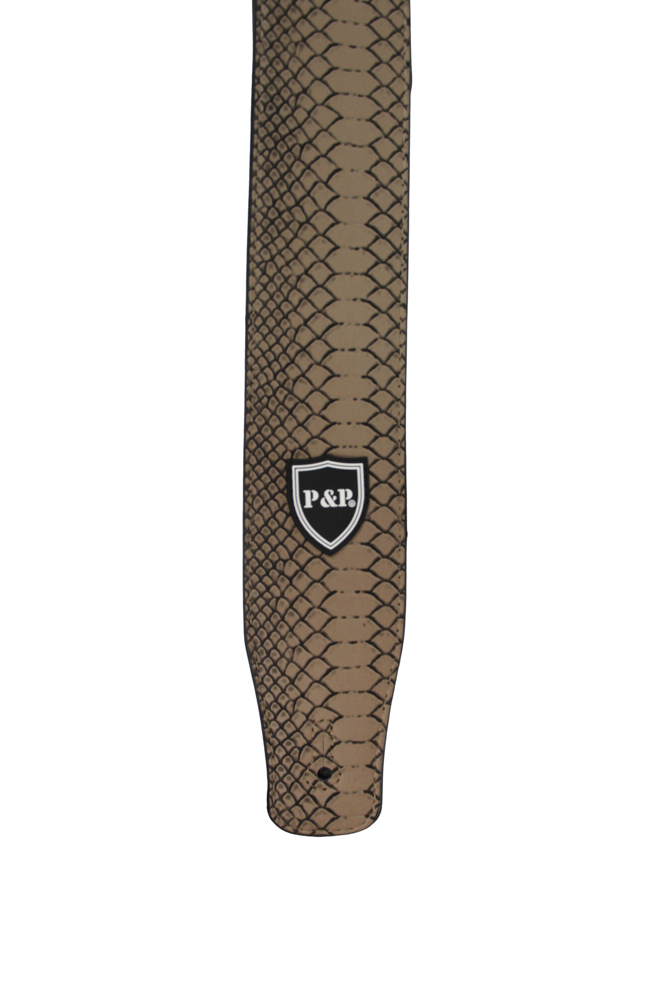 P&P Strap ZK-16 Grey Snake — гитарный ремень из экокожи с модным узором