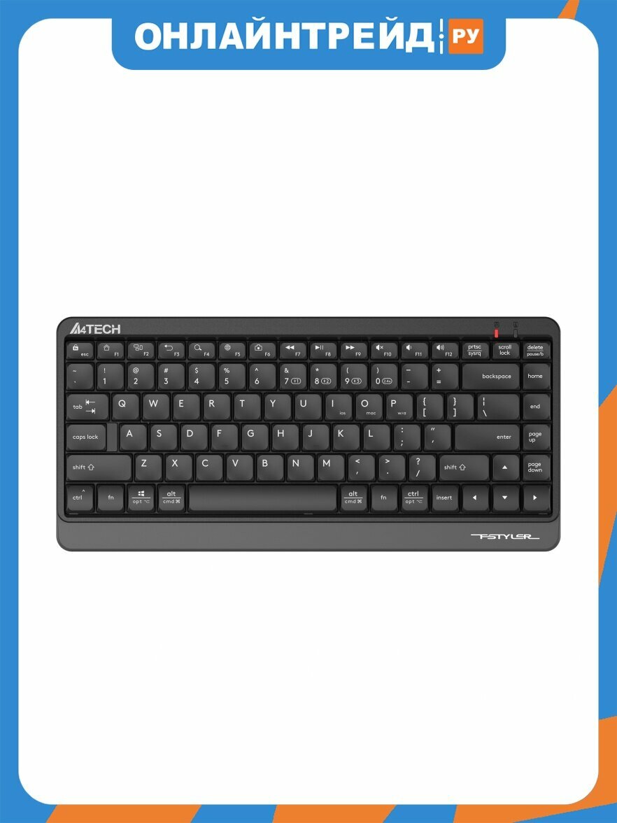 Клавиатура A4TECH Fstyler FBK11 черный/серый