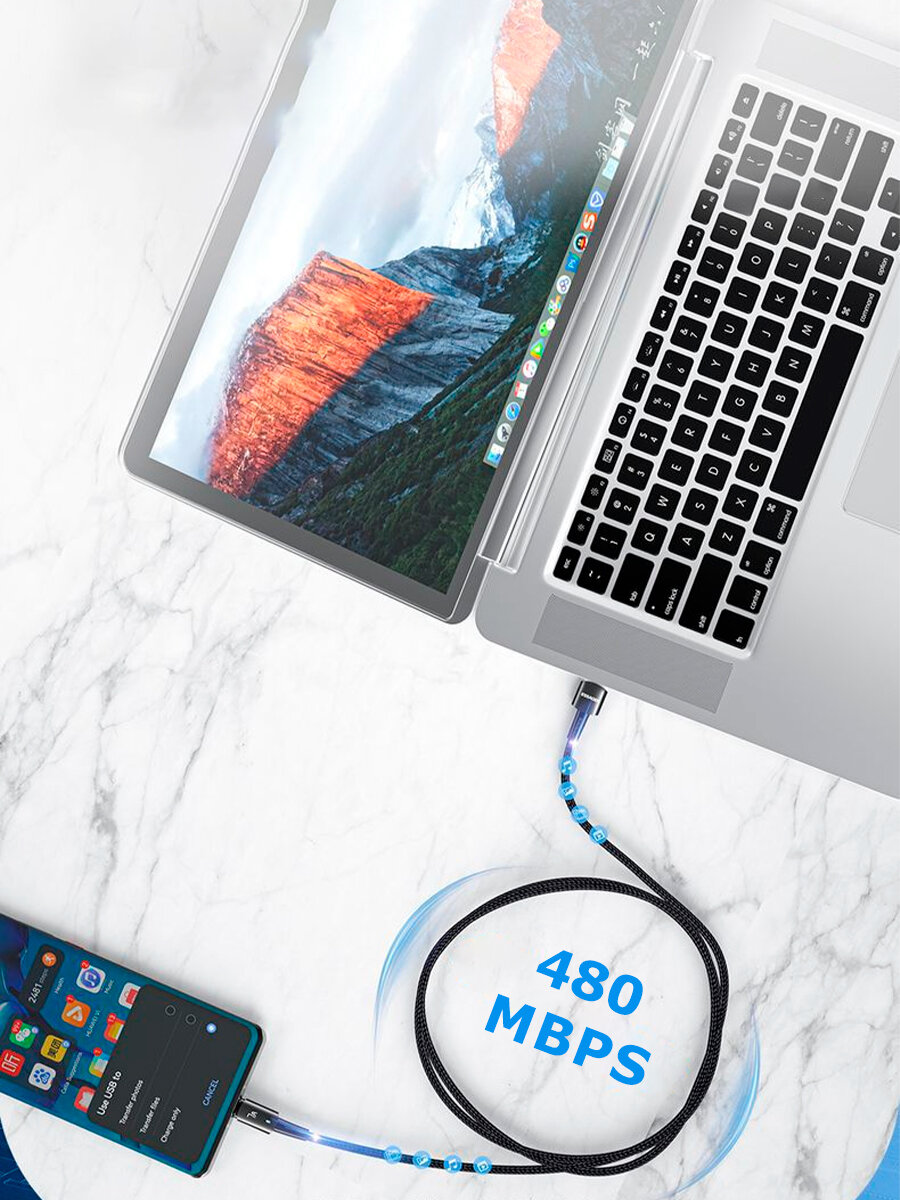 Кабель для зарядки USB Type C — фото 1
