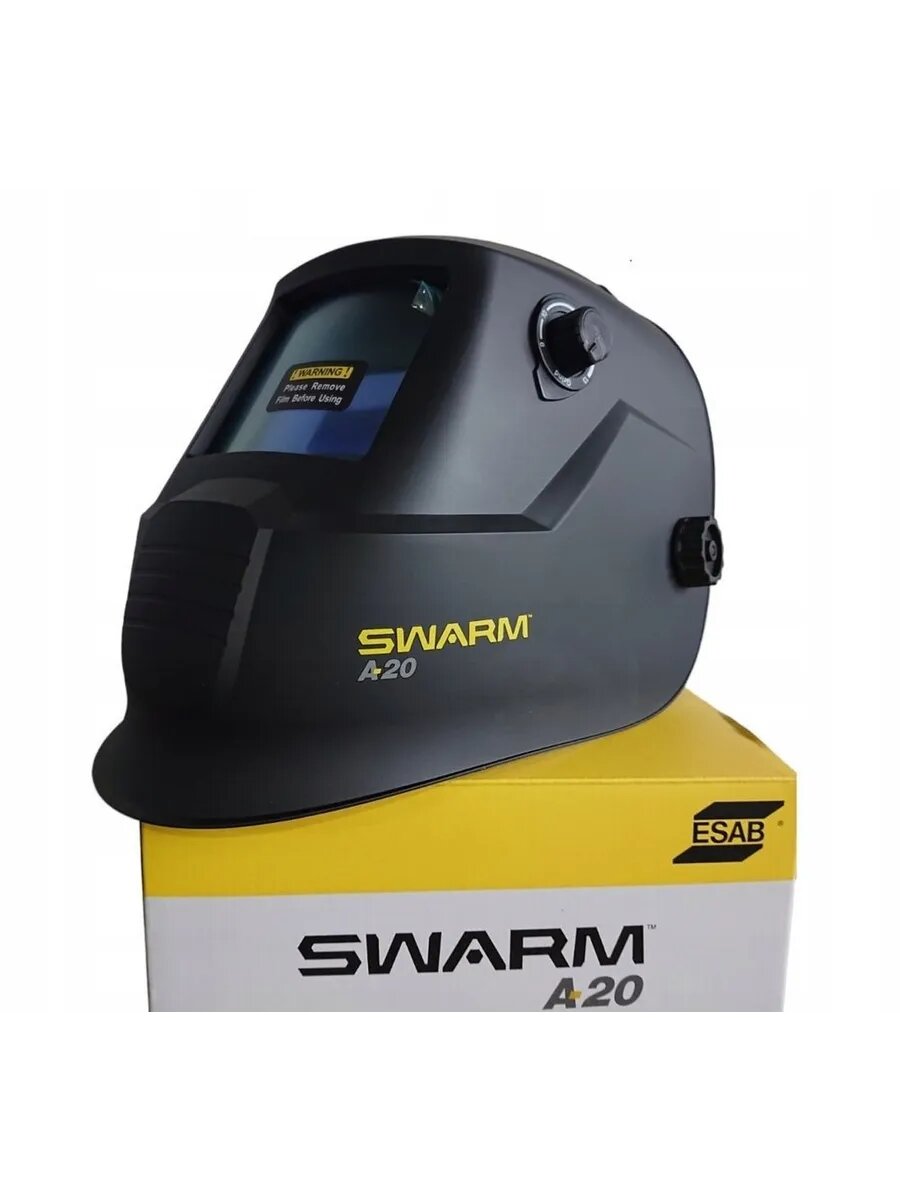 Сварочная маска SWARM A20 с автоматическим затемнением 93x43