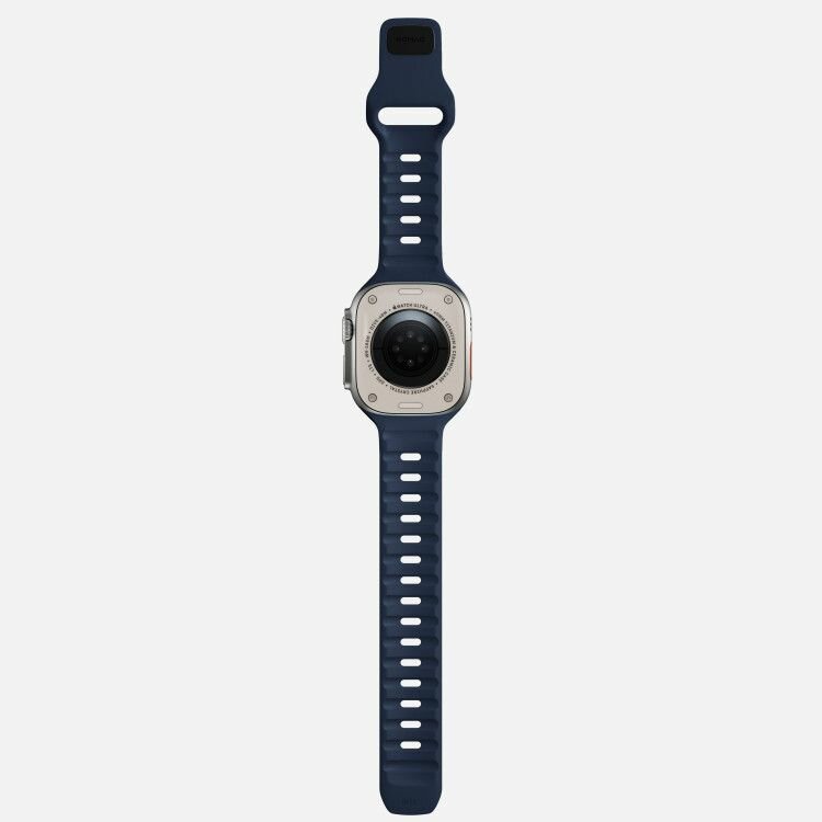 Ремешок Nomad Sport, для Apple Watch, титановый, фторэластомерный, синий