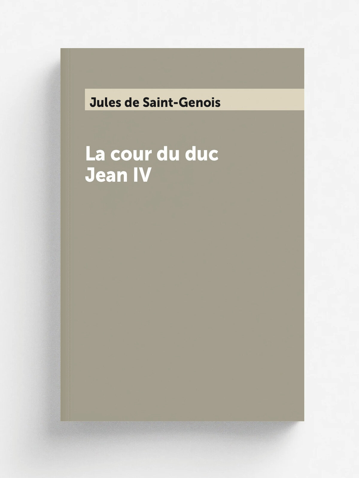 La cour du duc Jean IV