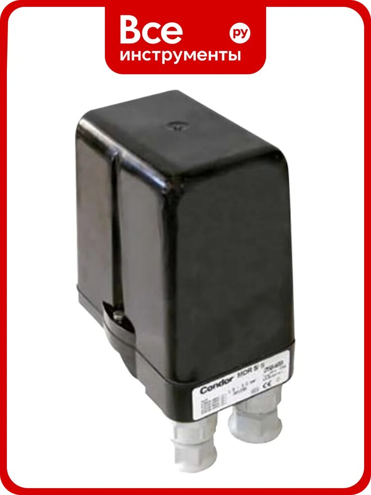 Реле давления MDR_5/8_EOA_BAAA_070A080_XXX_XXX CONDOR WERKE 100386070, 5.5 кВт – с силуминовым фланцем и защитой
