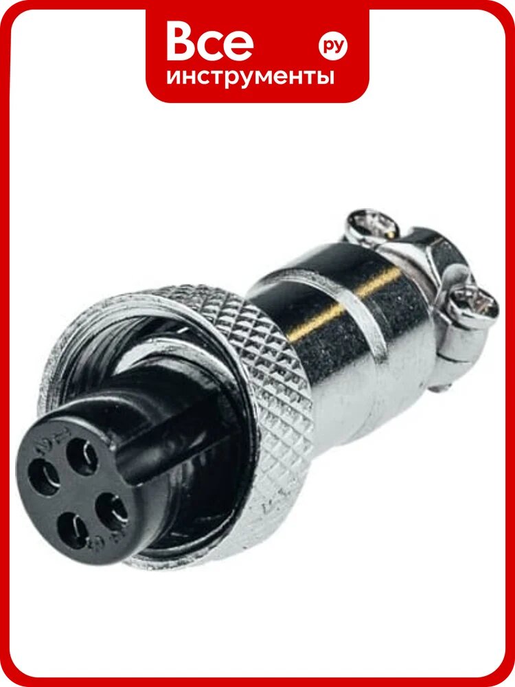 Авиационный разъем 4-pin гнездо GF-AV4F Giraffe уп. 10шт gf0361.1