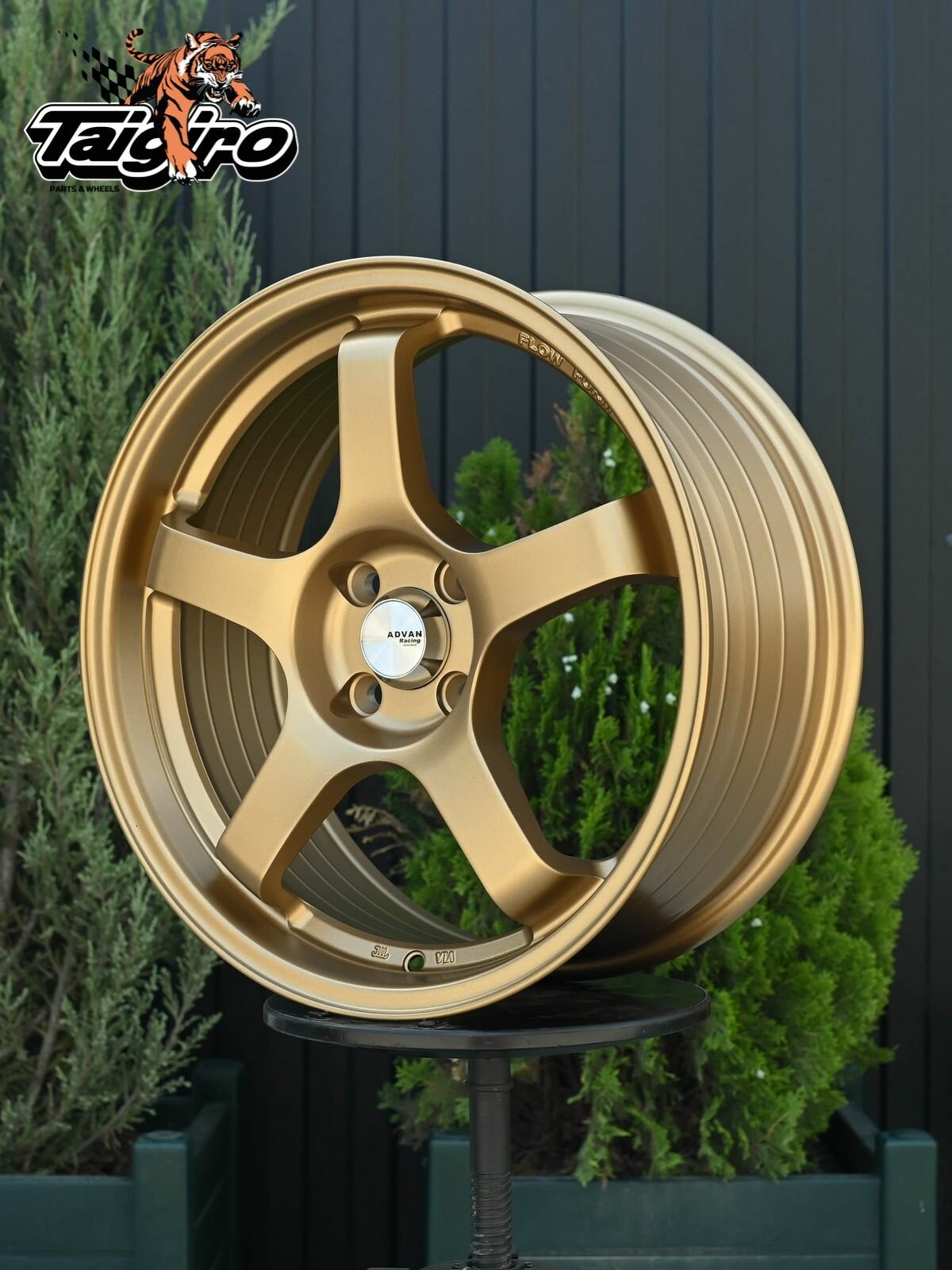 Taigiro Топ дизайн Колесный диск Литой 17x7.5 PCD4x100 ET38 D73.1 Бронза