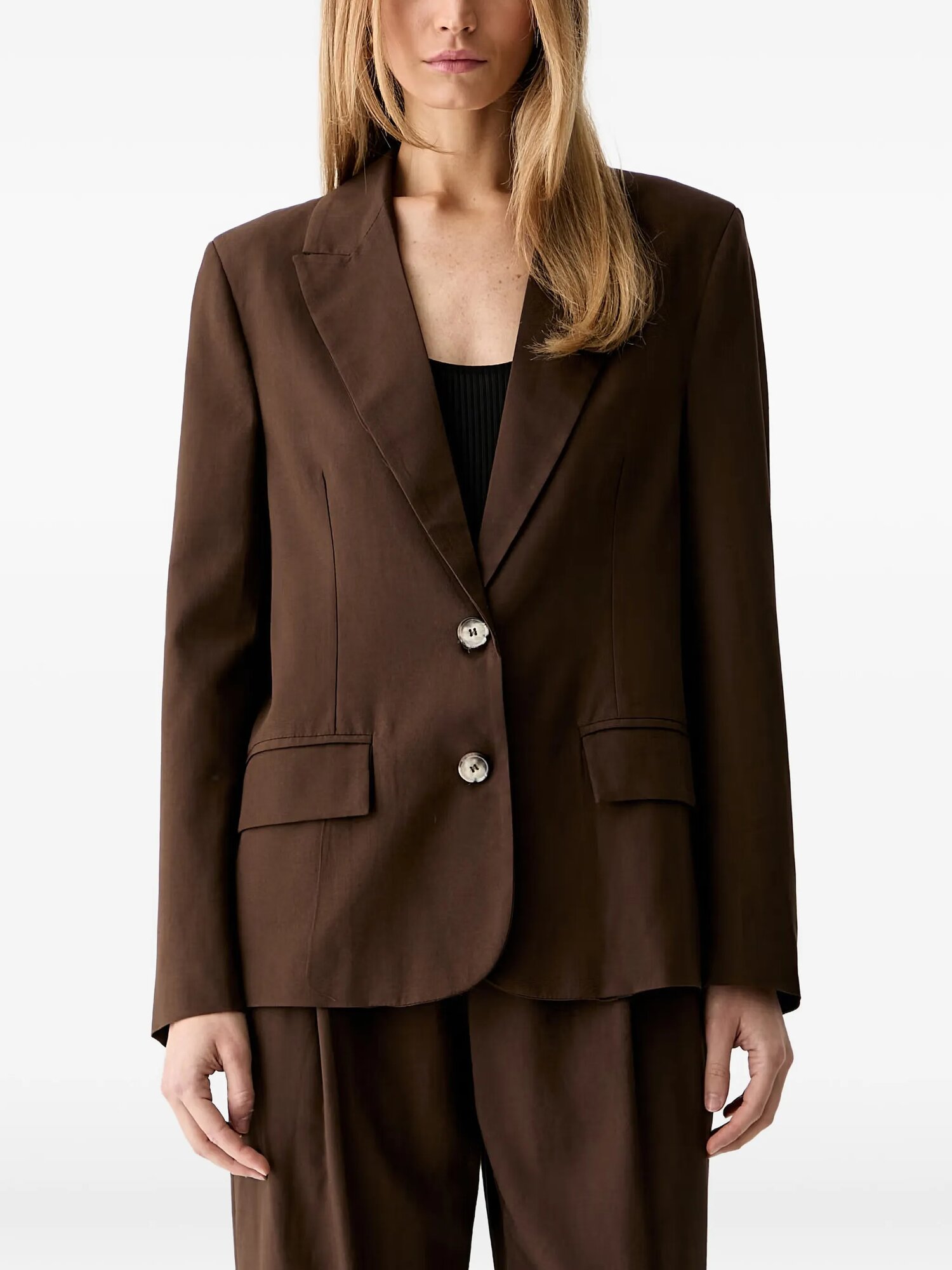 Куртка Button-back notched-lapels jacket