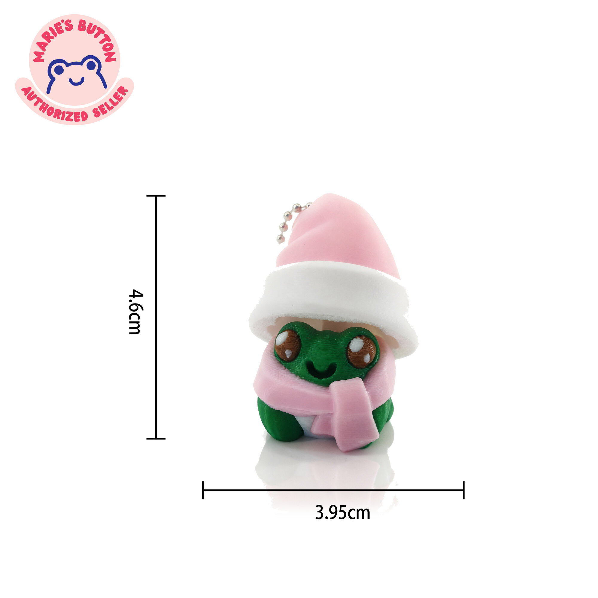 Брелок-антистресс "Mint Cyclone Frog Series", 3D-печатный кликер-игрушка, прочный аксессуар для ключей, подарок для детей и взрослых, 1 шт.