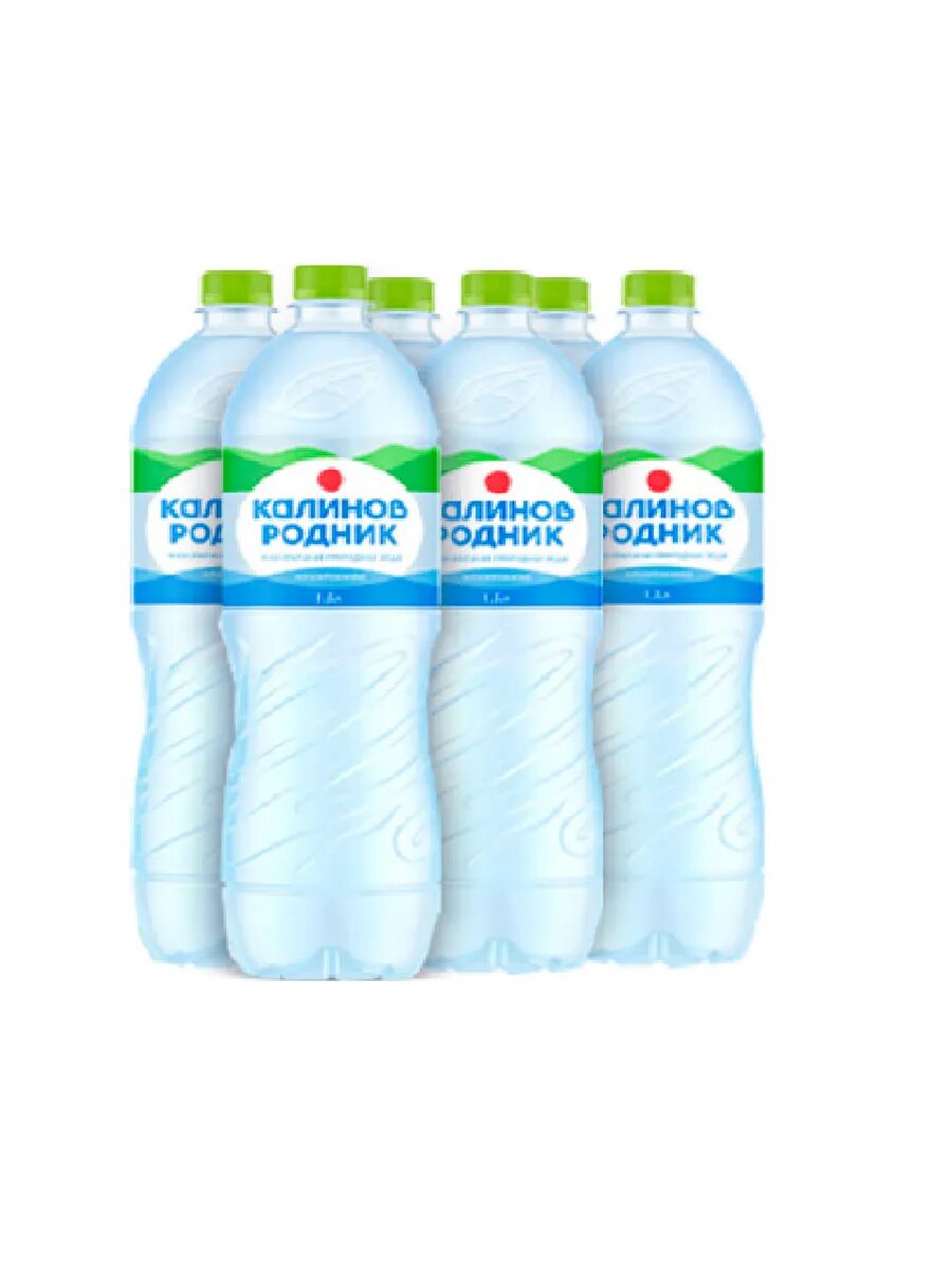Калинов Родник Вода минеральная негазированная, 1,5 л, 6 шт