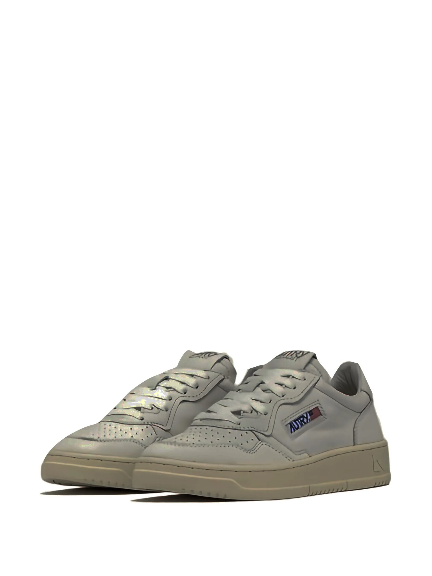 Кроссовки AUTRY Medalist leather sneakers, размер 45, бежевый/белый — фото 1