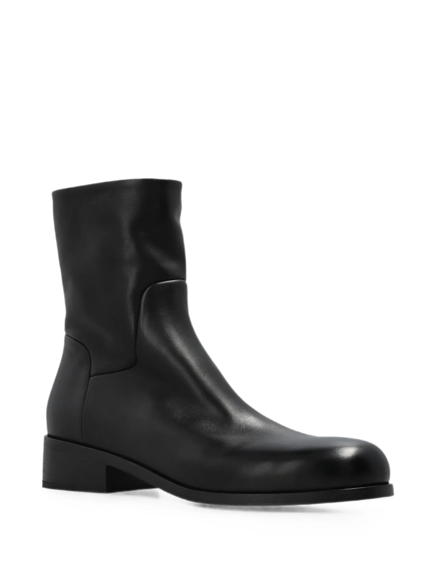 Ботинки Marsell Leather ankle boots, размер 37, black — фото 1