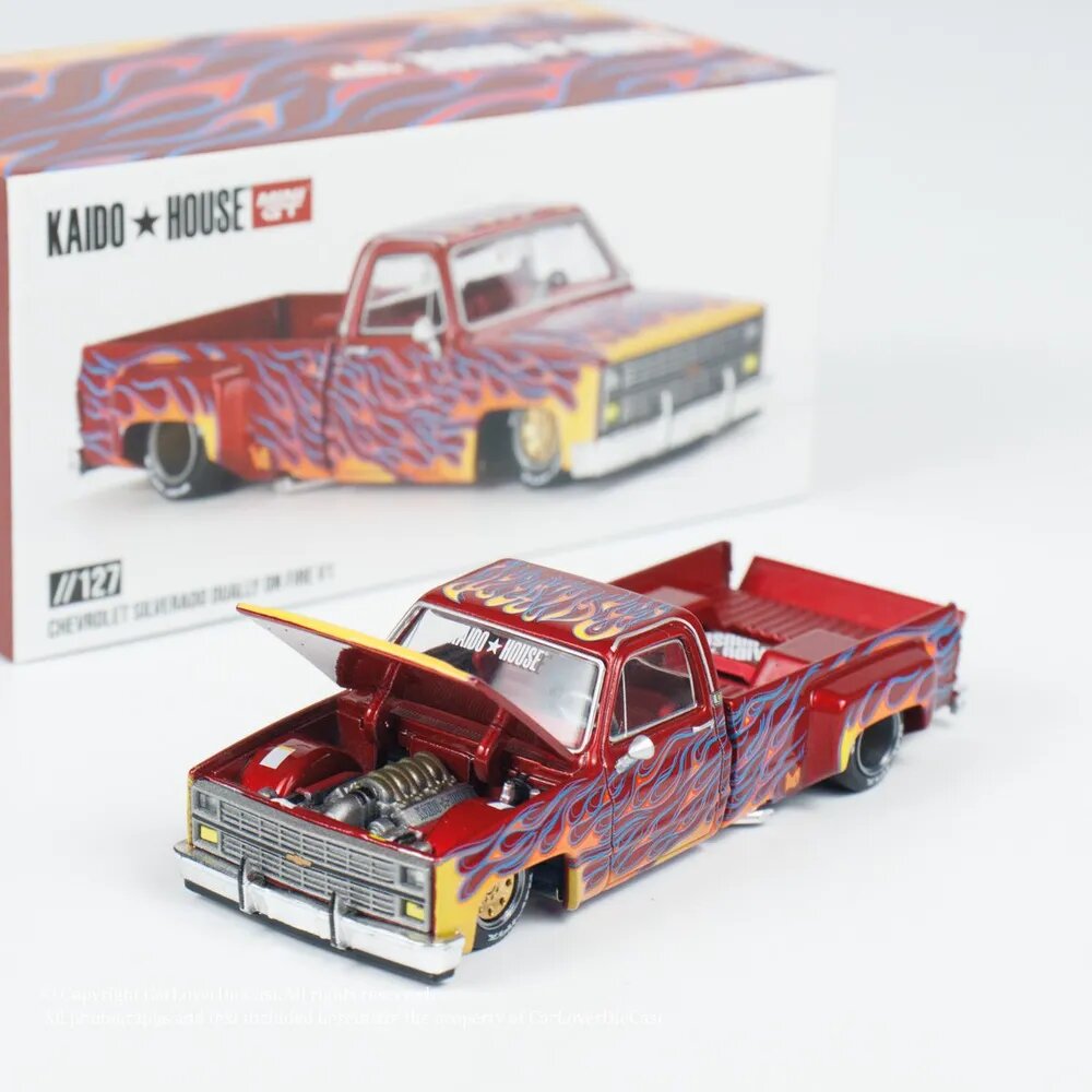 Kaido House MINIGT //127 1:64 Chevrolet Pickup Truck Легковая модель автомобиля