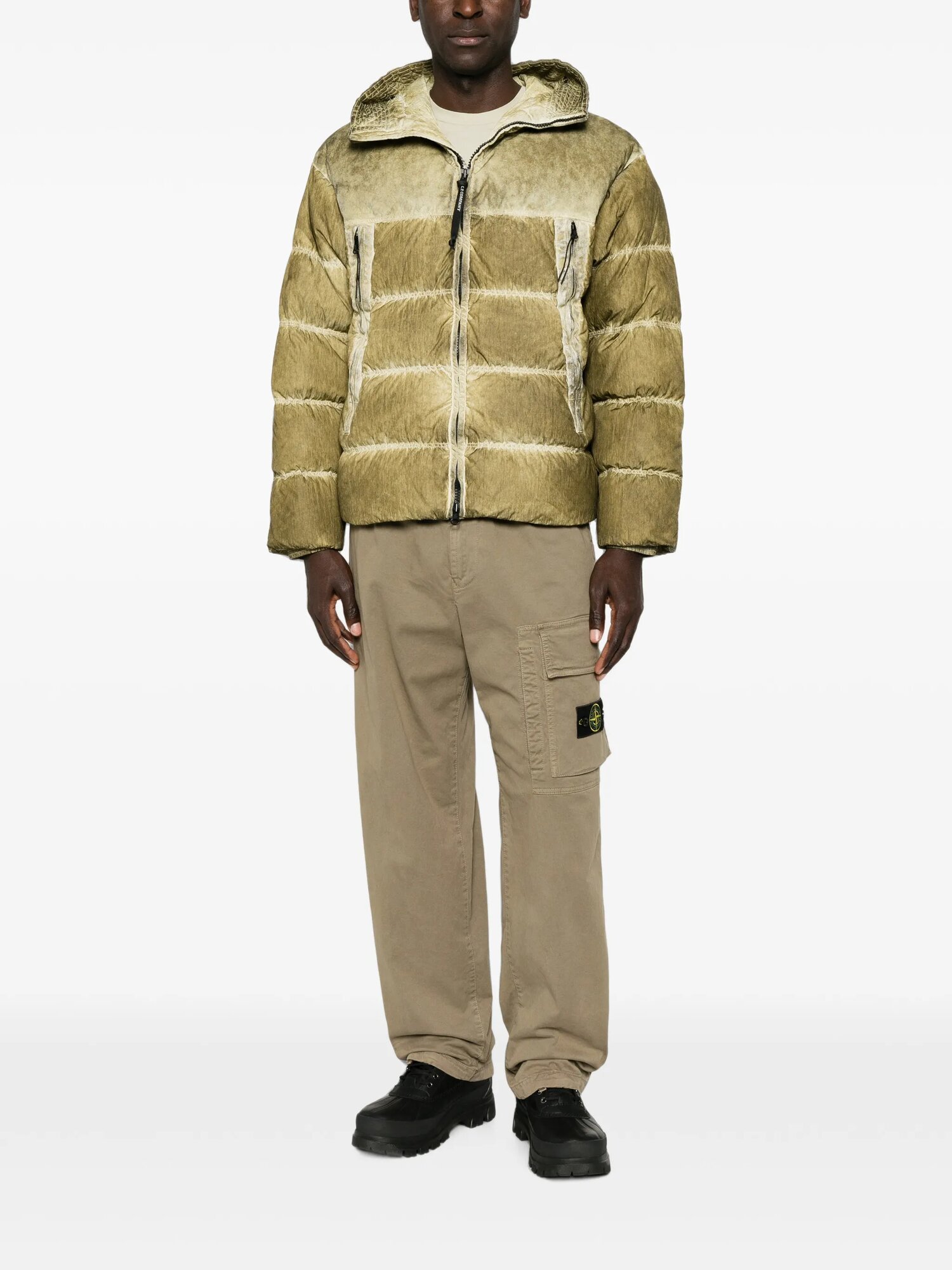 Куртка C.P. COMPANY Goggle hooded padded jacket, размер M — фото 1