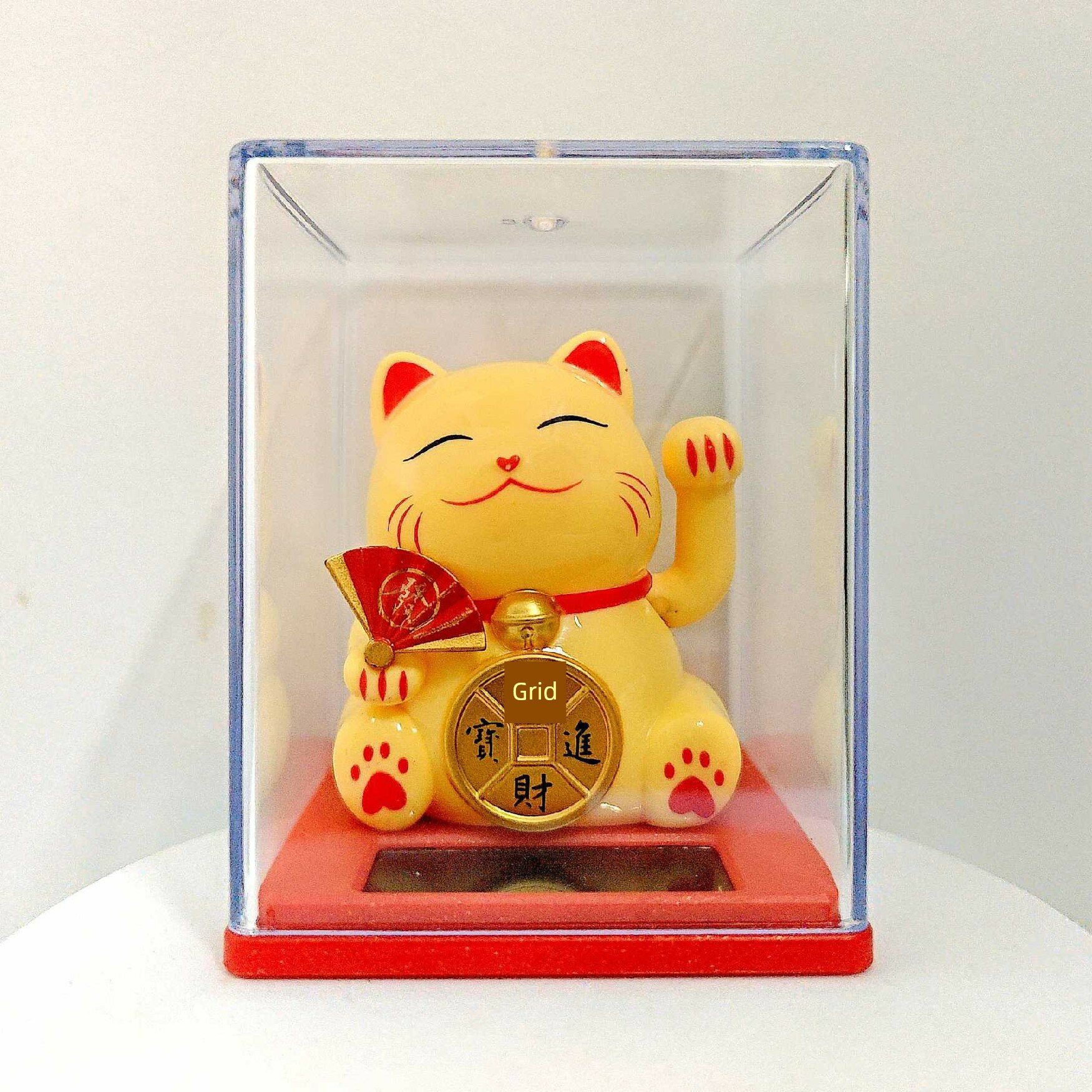 Солнечная фигурка счастливой кошки 2inch (Panda Blind Box), настольное украшение в виде Будды, подарок на день
