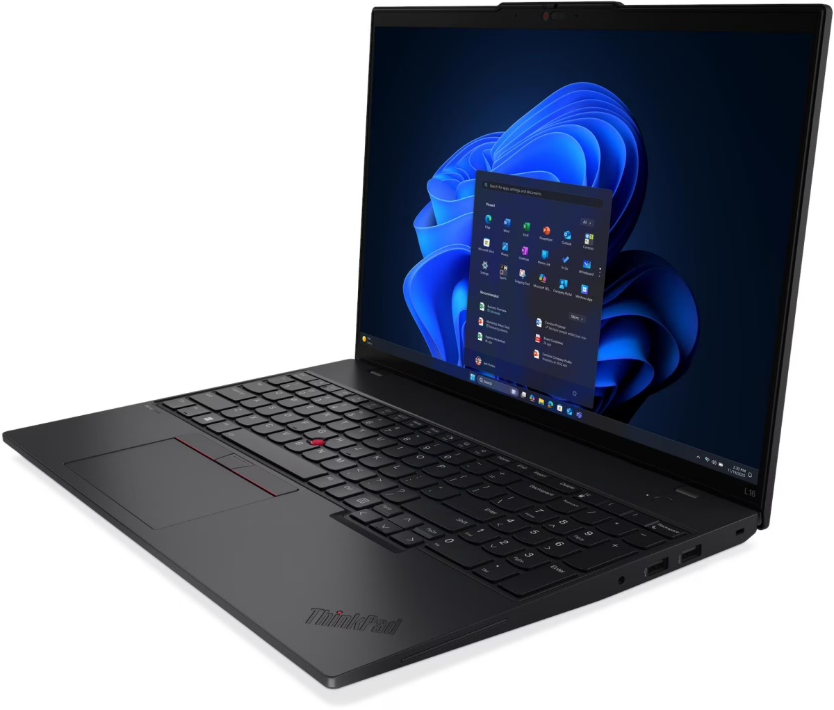 Ноутбук Lenovo ThinkPad L16 Gen 2 16" FHD+ IPS (Intel Core Ultra 7-255U, 64GB DDR5, 2TB SSD, Intel Graphics, Win 11 Pro)