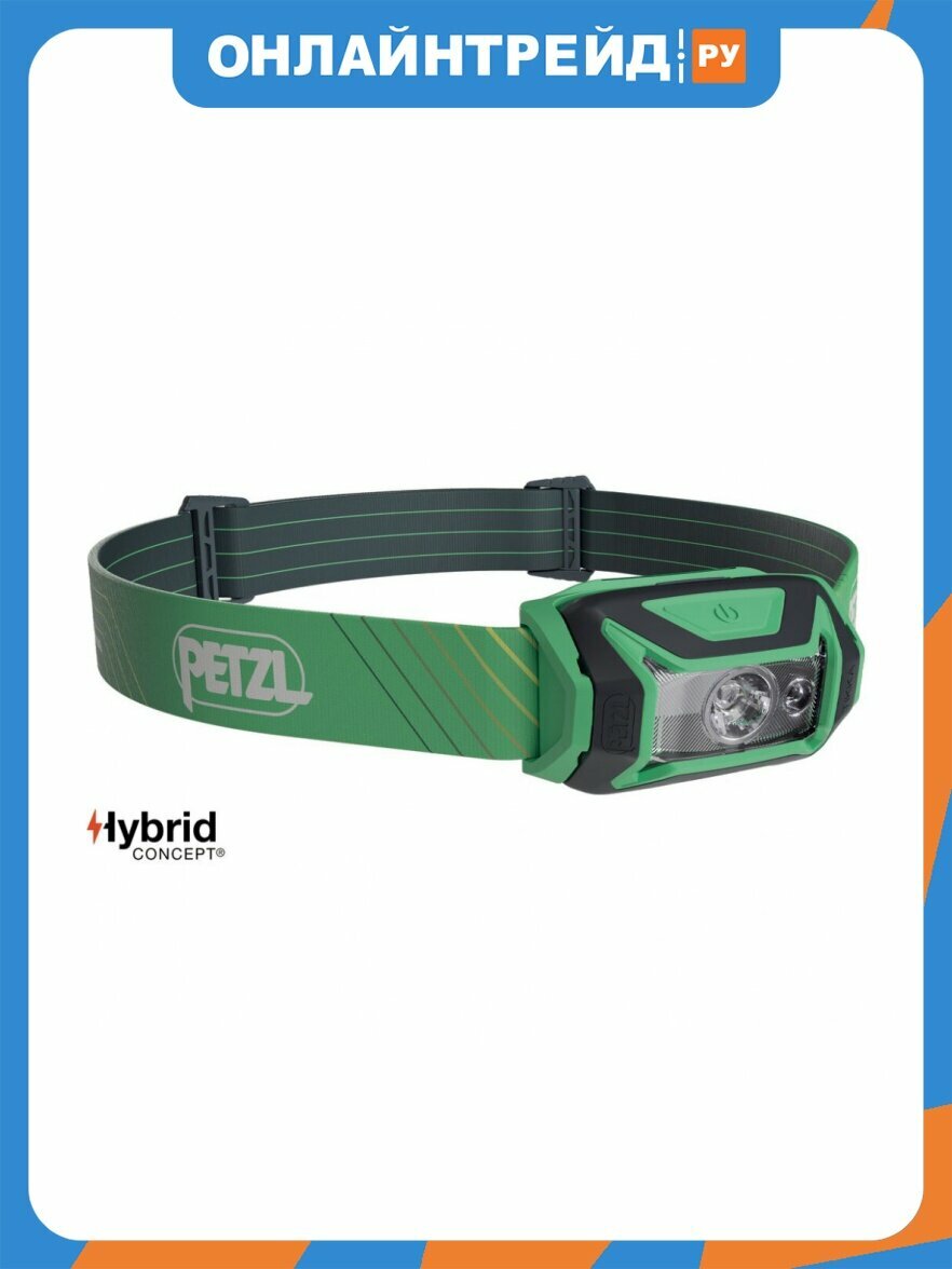 Фонарь налобный Petzl Tikka Core 450лм, зеленый