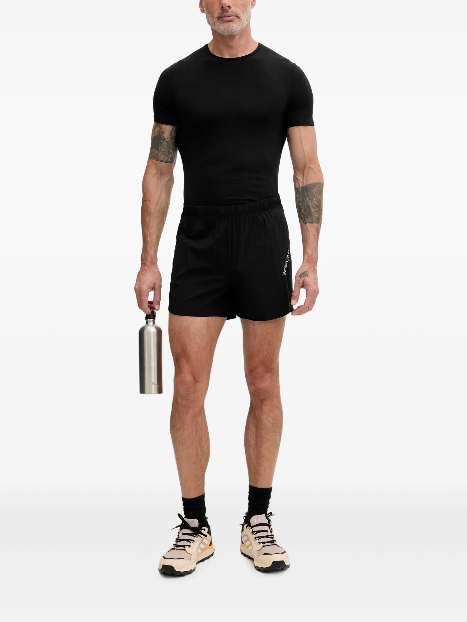 Шорты X-bionic Logo-print elasticated shorts, размер 50 — фото 1
