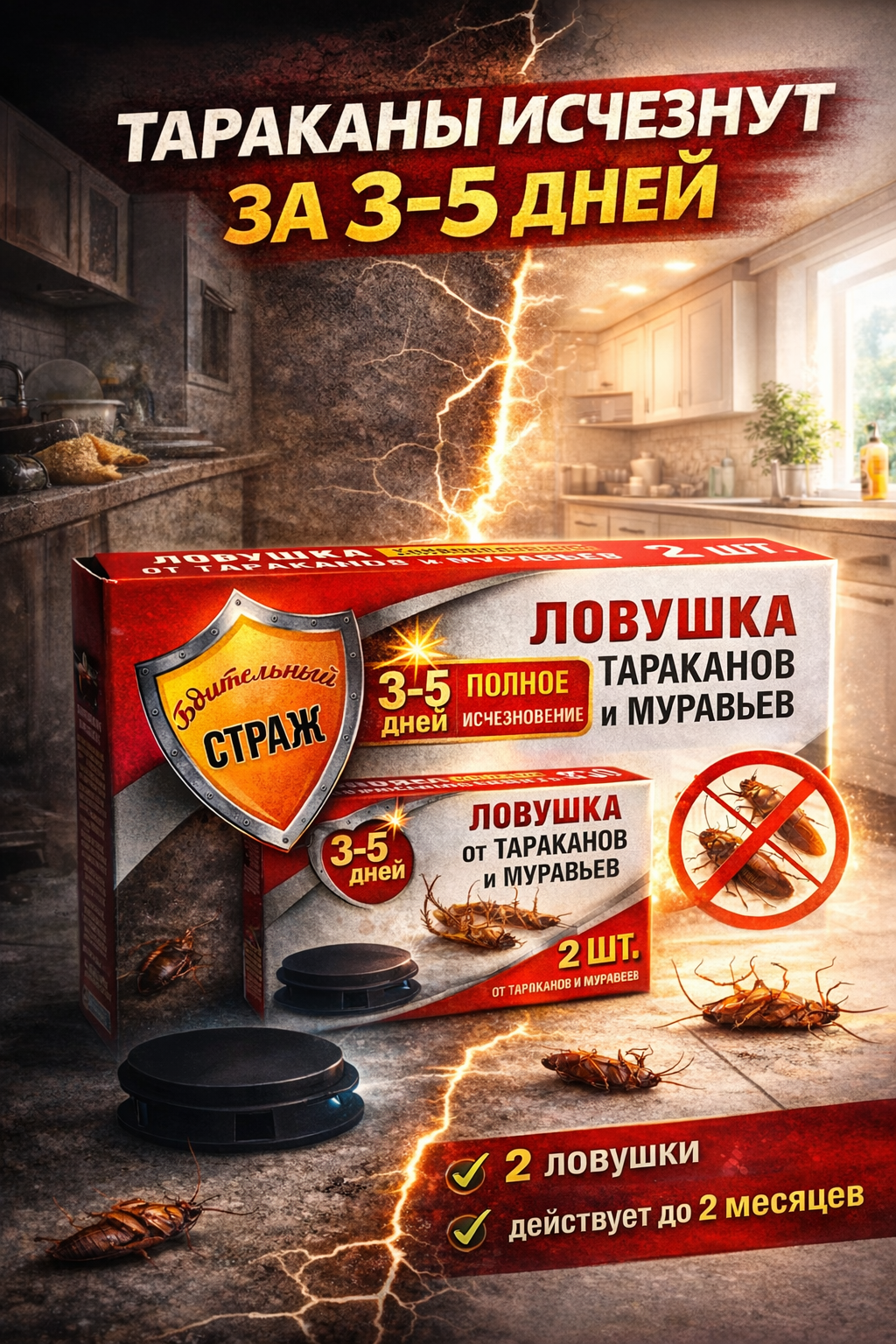 Ловушка от тараканов эффективное средство в квартире