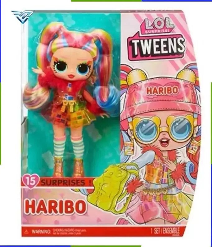 Кукла LOL Surprise Tweens Haribo, 15 сюрпризов, высота 32 см