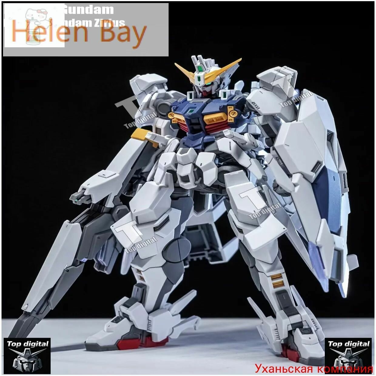 Сборная Игрушечная фигурка модель HG 1:144 Gundam EES-001 Gundam Zirius, Высококачественная модель, Поставляется с бесплатными наклейками и кронштейнами