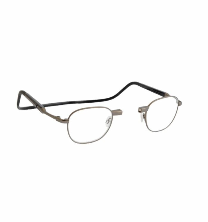 Очки CliC Flex Sterling Gold, Графит, серый, +1,5, металл