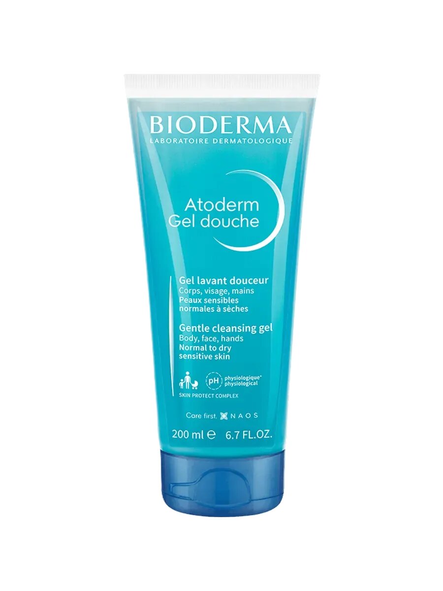 Bioderma Atoderm Мягкий очищающий гель для душа для нормальной сухой и атопичной кожи 200 мл 1 шт