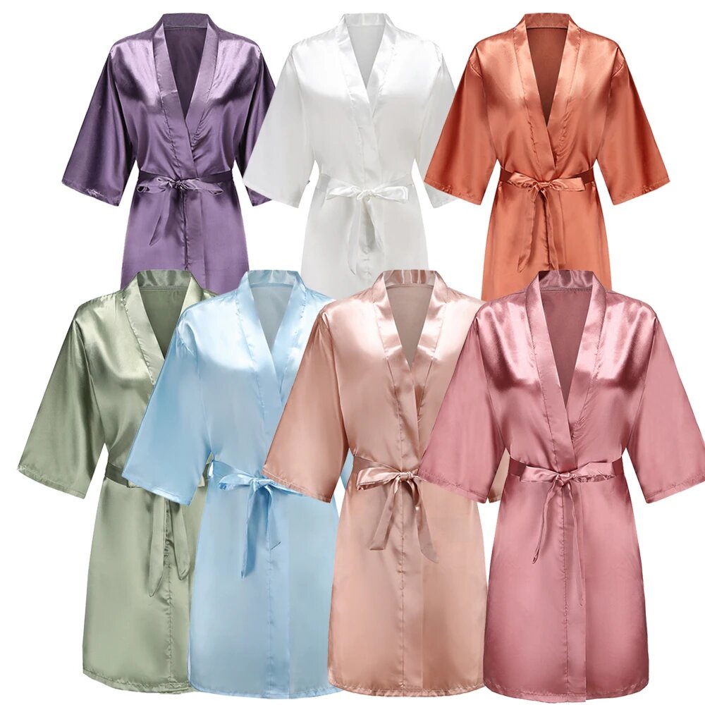 Халат , размер 44-48, розовый, — фото 1