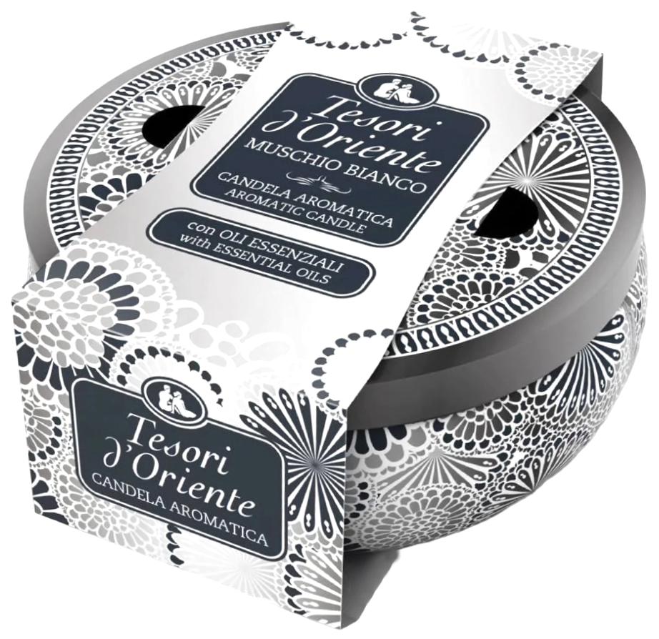 Ароматическая свеча Белый Мускус / Tesori D Oriente White Musk 200 гр