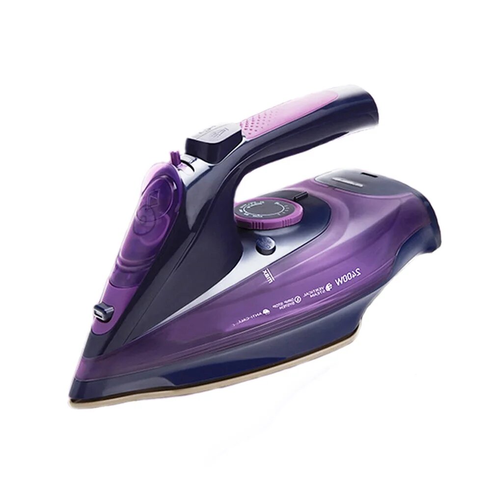 Паровой утюг фиолетовый 2400 Вт, PURPLE