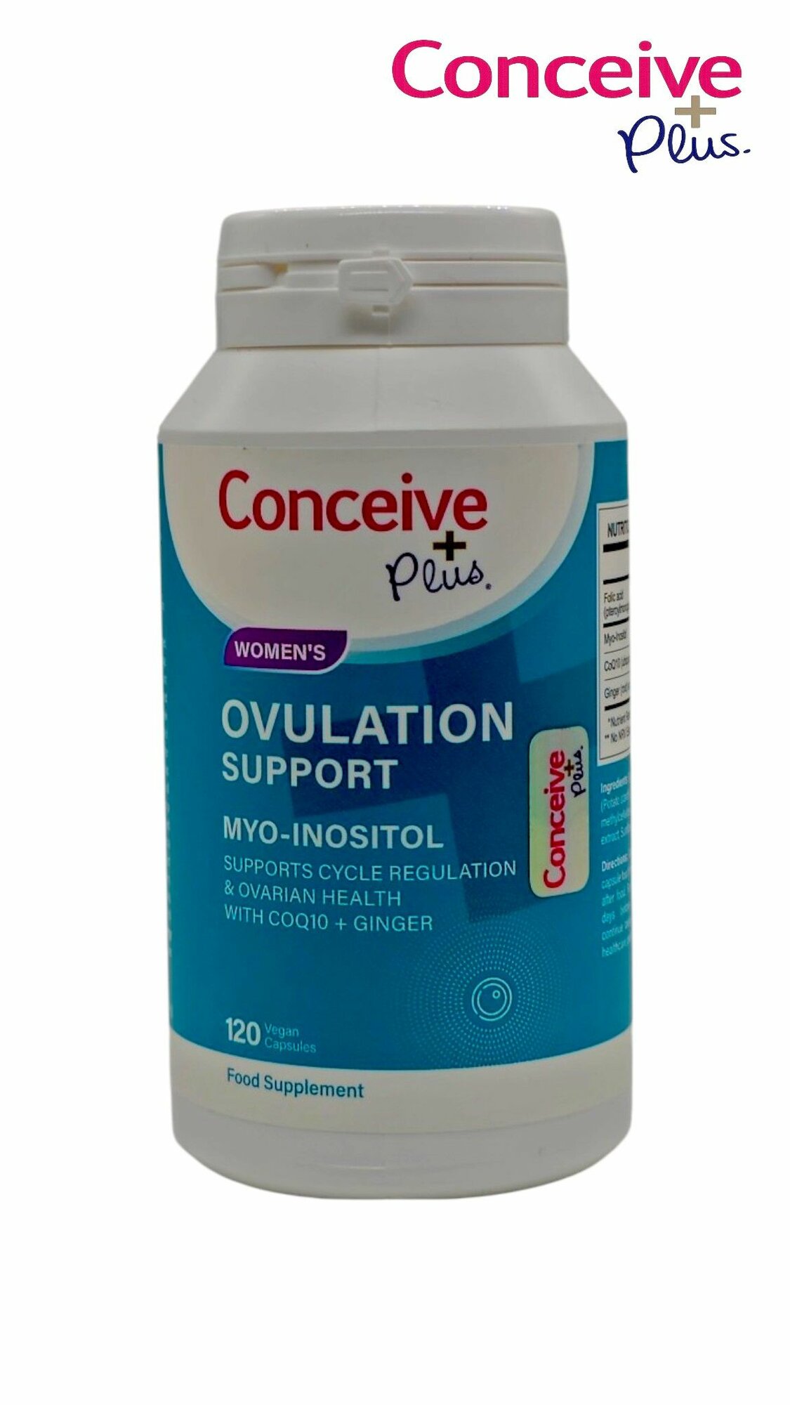 Витамины для овуляции Conceive Plus Ovulation Support 120 капсул (Франция), комплекс при планировании беременности