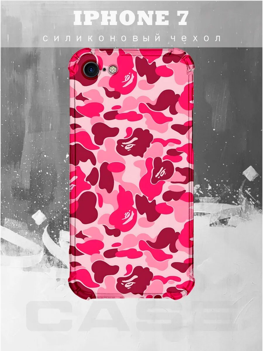 Чехол на IPHONE 7 с принтом bape
