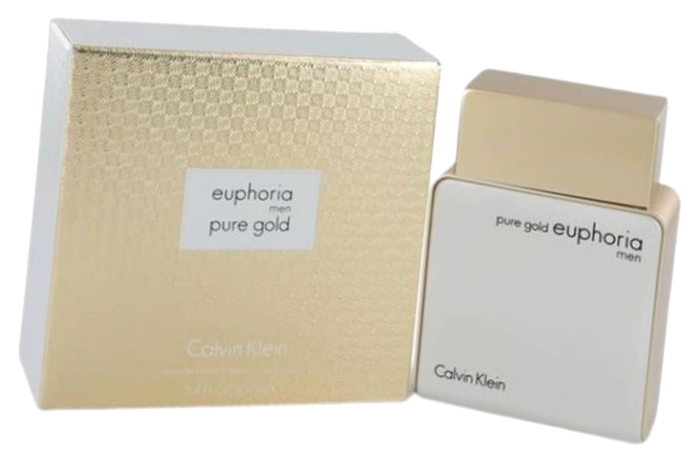 Парфюмерная вода мужская Calvin Klein Pure Gold Euphoria Men 100 мл - Пьюр Голд Эйфория