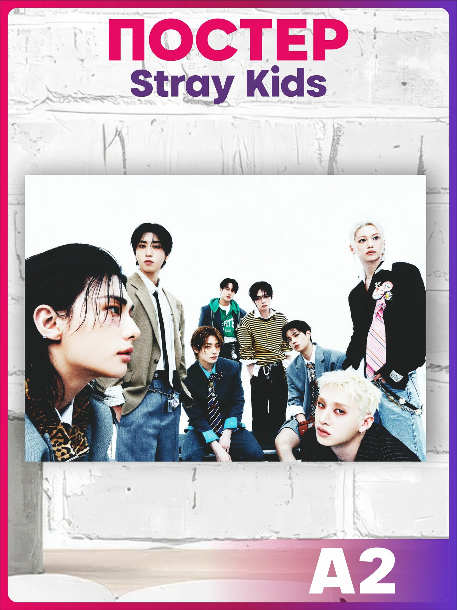 Постер на стену Stray Kids