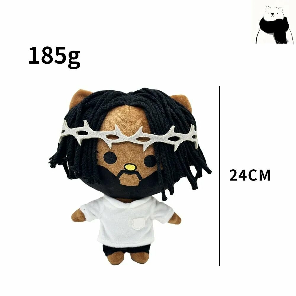 Плюшевая игрушка Трэвис Скотт Travis Scott plush 24 см