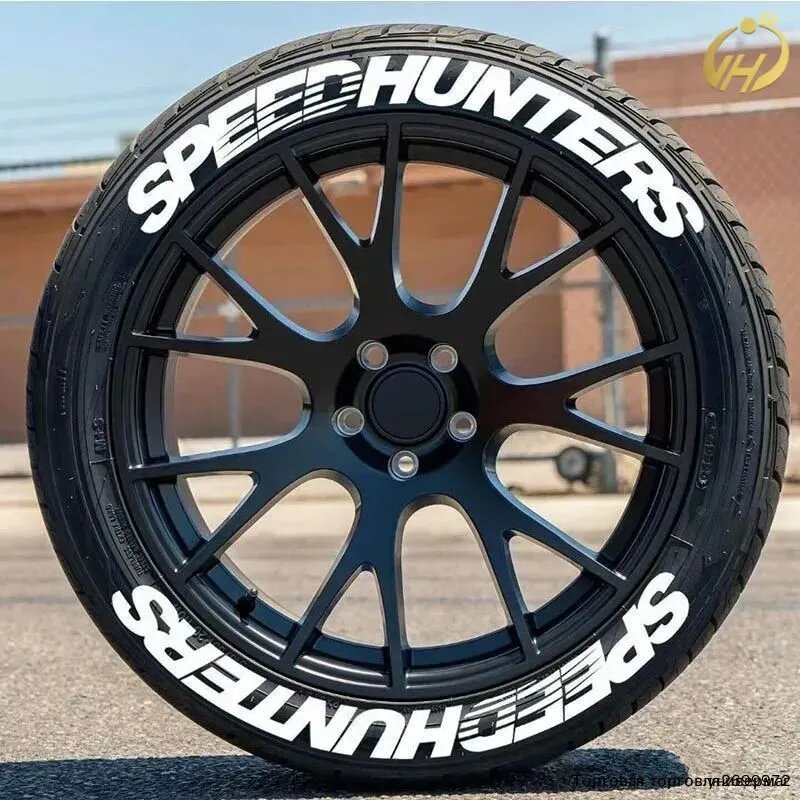 Рельефные резиновые наклейки для шин автомобиля