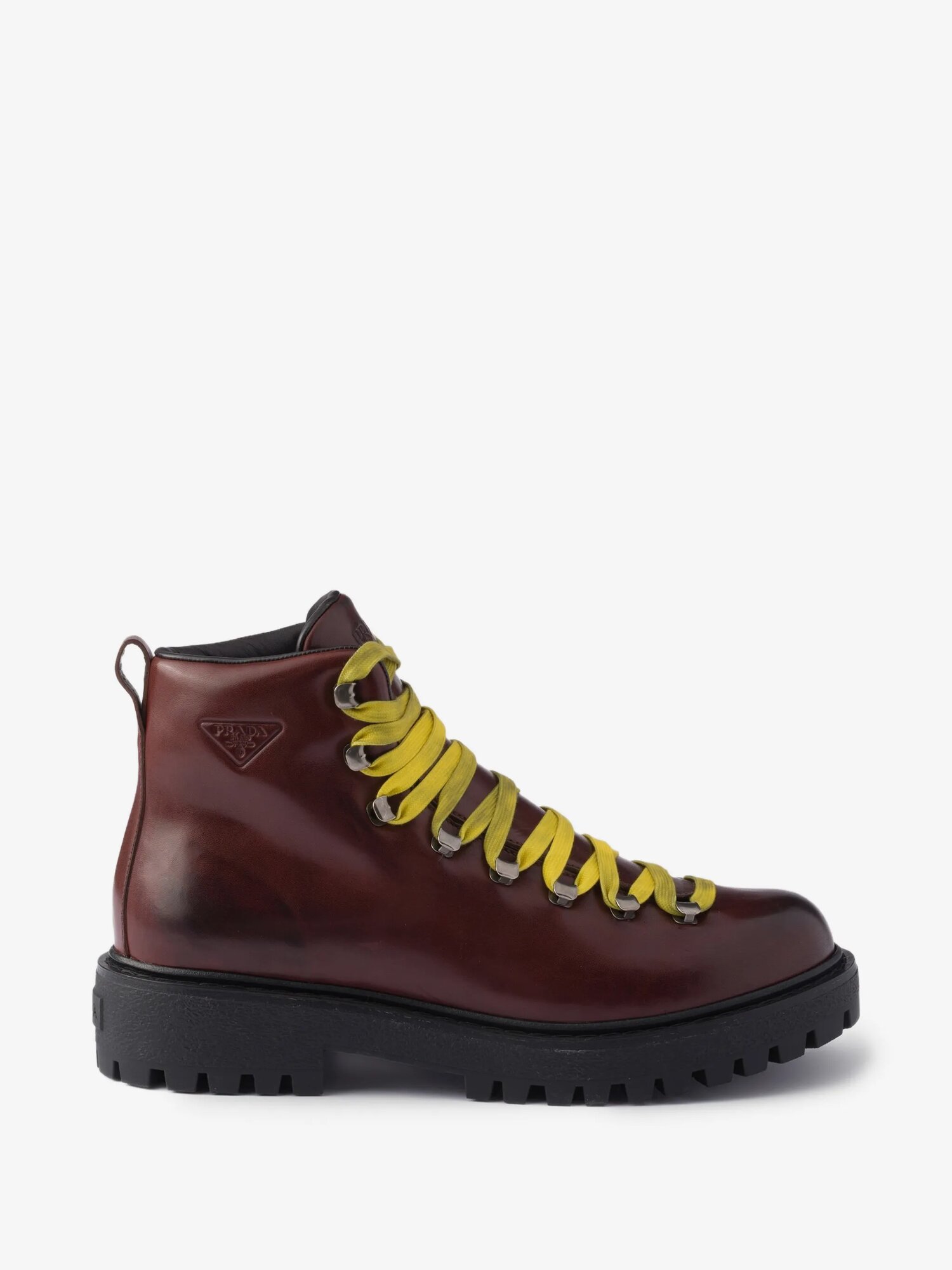 Ботинки Antiqued leather lace-up ankle boots