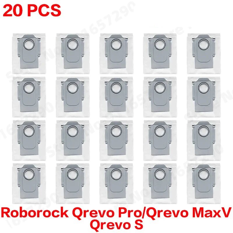 20 шт. Мешки для пыли Roborock Qrevo Pro/MaxV/S, X20