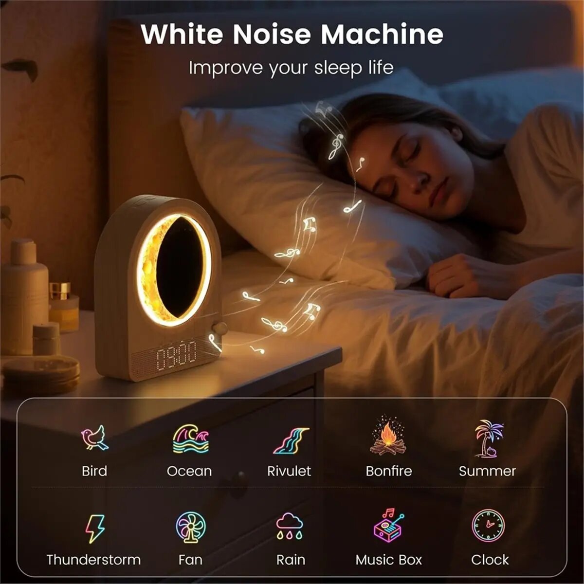 Будильник с восходом солнца Sunrise Alarm Clock