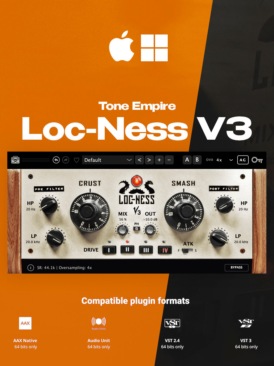 Tone Empire Loc-Ness V3 (Лицензионный ключ) для macOS & Windows