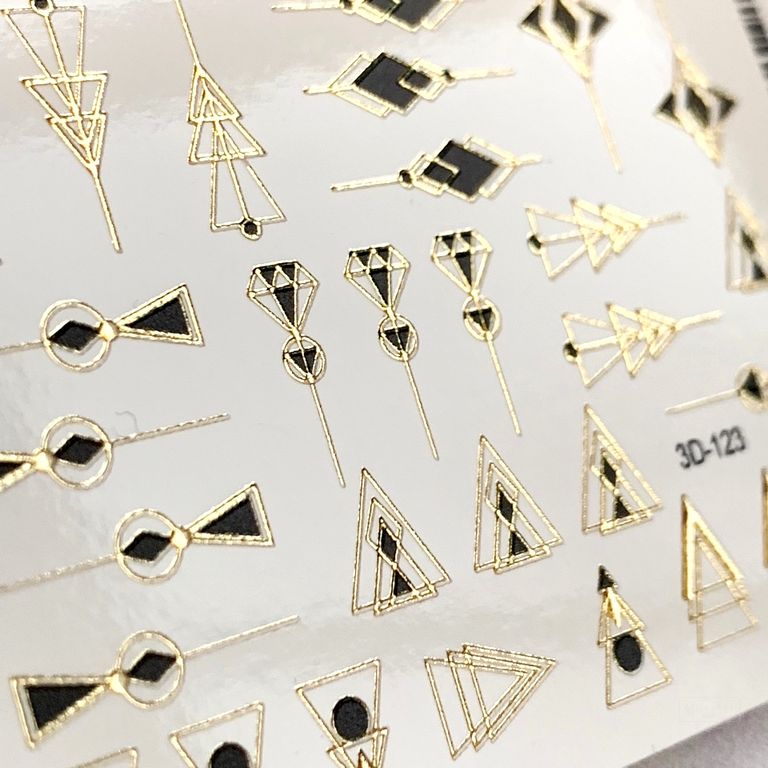 Anna Tkacheva, 3D хрустальный слайдер 3D-123 (gold crystal)