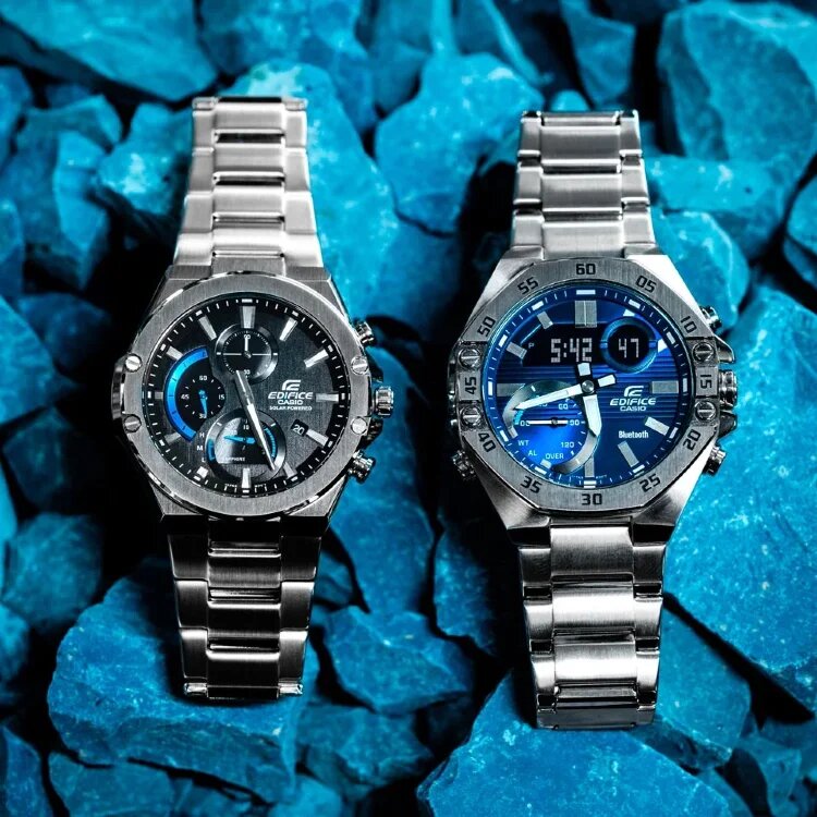 Наручные часы CASIO Edifice, синий — фото 1