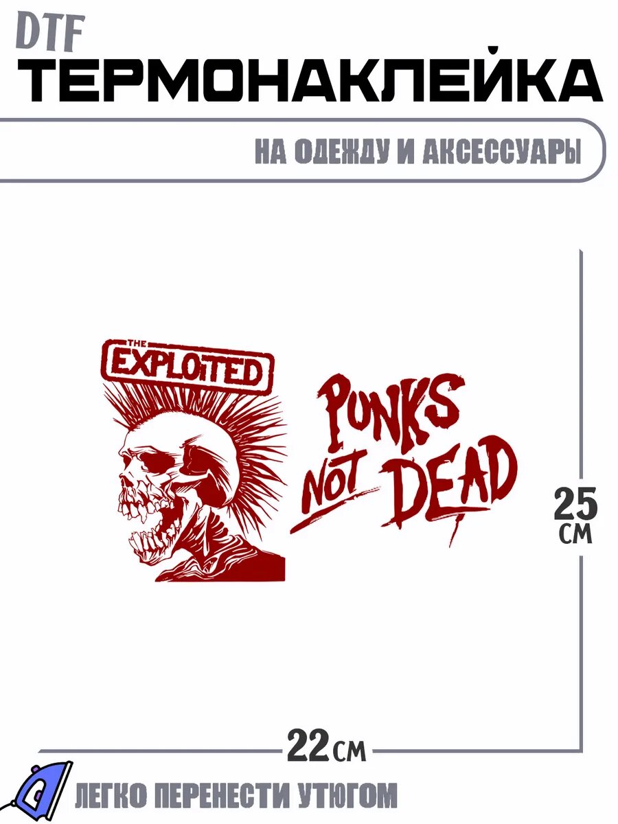 Термонаклейка группа the exploited