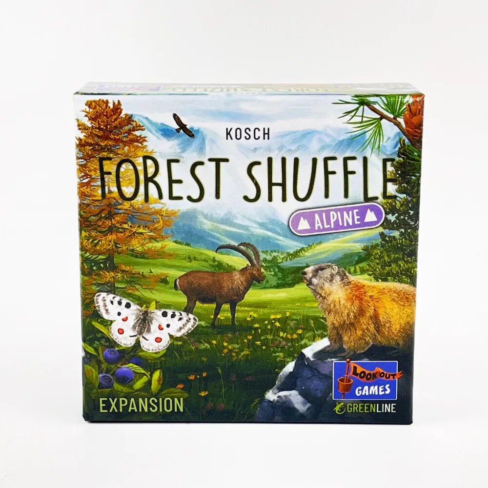 Игра настольная карточная "Forest Shuffle" дополнение Alpine и Woodland Edge Семейная о природе для вечера с детьми