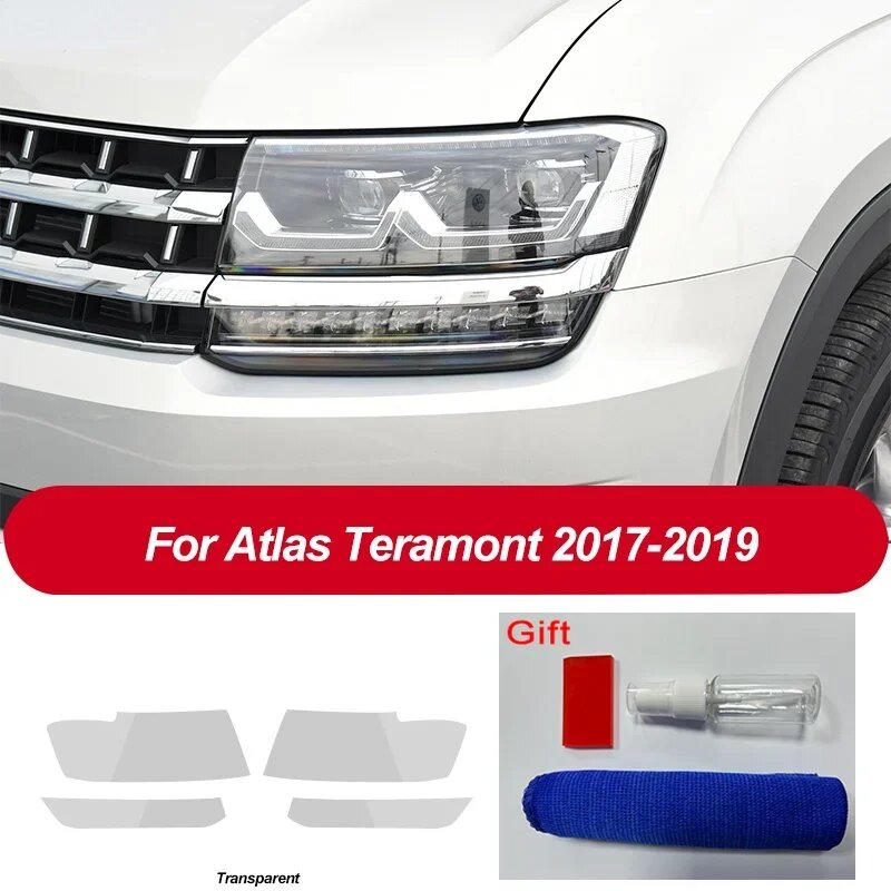 Защитная пленка на фару VW Atlas Teramont 2017-2019, прозрачная